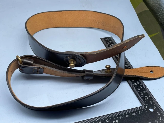 ORIGINAL WW1 / WW2 British Army Officer's Sam Browne Leather Cross Belt ...