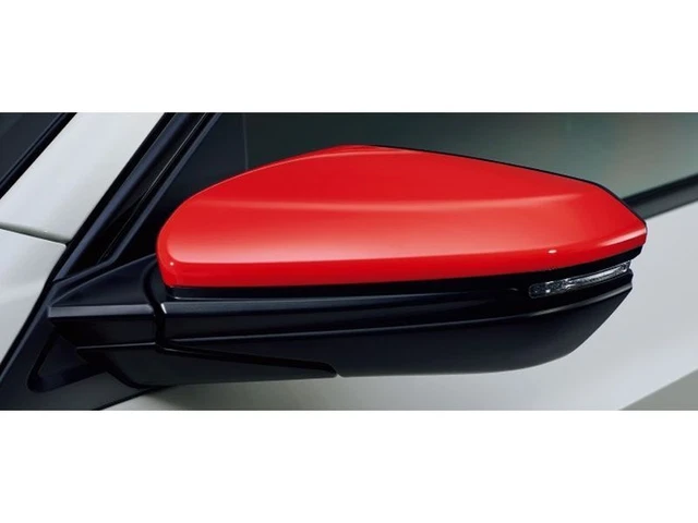 [NEW] JDM HONDA CIVIC TYPE R FK8 Door Mirror Cover Frame Red Genuine ...