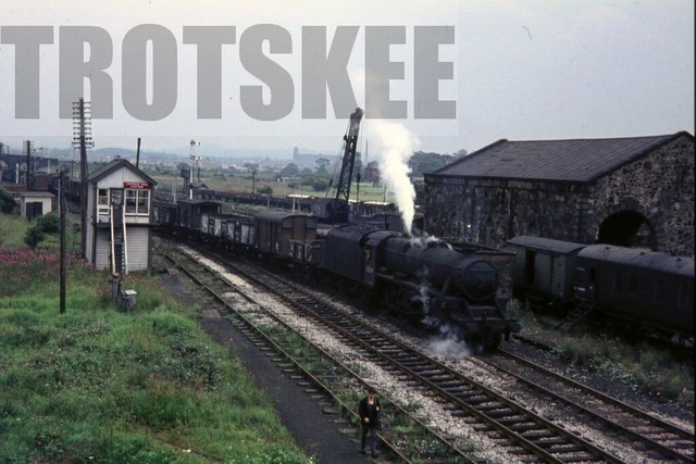 35MM SLIDE BR British Railways Steam Loco 45394 Class 5MT Lostock Hall ...