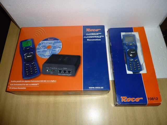 ROCO DCC WIRELESS MultiZentralePro + Rocomotion + Roco 10812 wireless ...