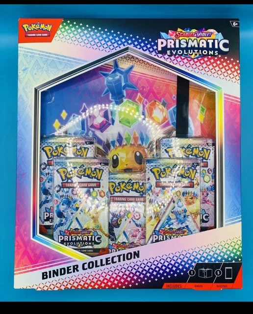 POKÉMON (TCG): SCARLET & Violet Prismatic Evolutions Binder Collection Pre Order $82.21 ...