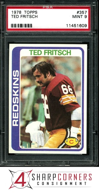 1978 TOPPS #357 Ted Fritsch Redskins Psa Set Break 9 EUR 9,19 - PicClick FR