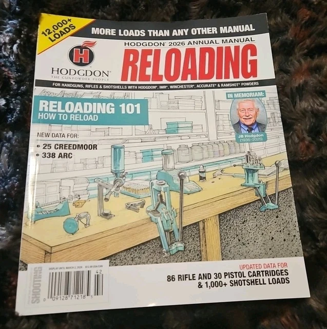 HODGDON 2026 ANNUAL Manual RELOADING ~ Reloading 101- How To Reload £4. ...