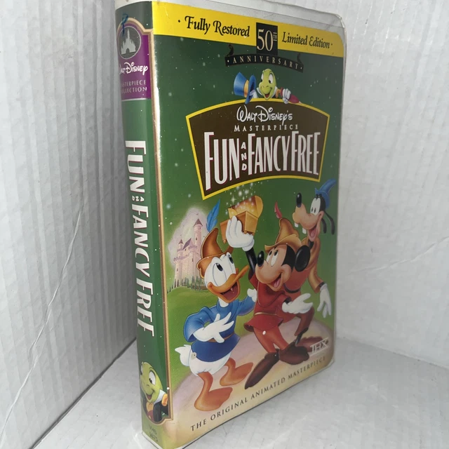 FUN AND FANCY Free: 55th Anniversary Walt Disney's Masterpiece (VHS ...