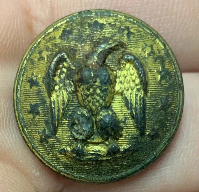 CONFEDERATE ARMY OFFICERS Civil War Coat Button $245.28 - PicClick CA