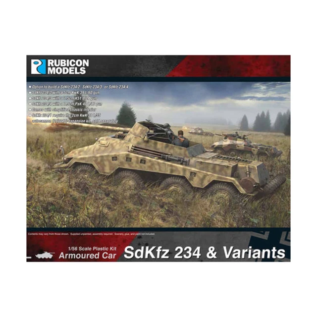 RUBICON MODELS WWII Axis Mini 28mm SdKfz 234 & Variants New £27.36 ...