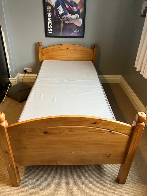 2 X SINGLE pine Beds ( Bunk Bed) £42.30 - PicClick UK