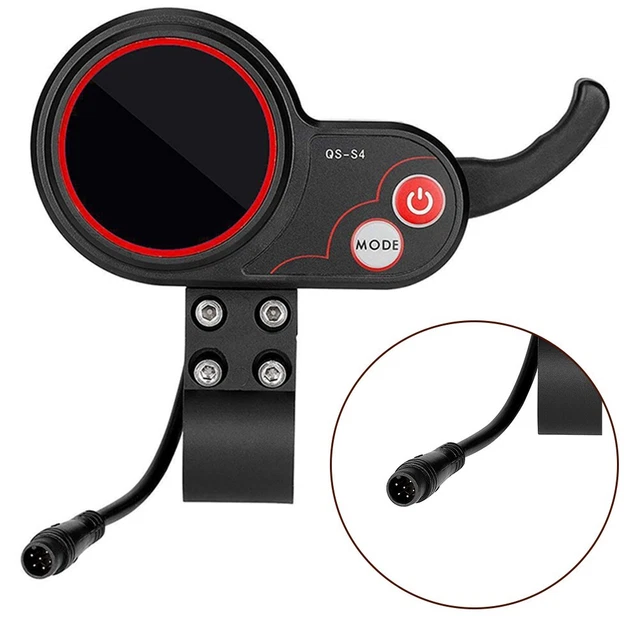 TABLEAU DE BORD panneau d'affichage LCD QSS4 6 broches 48 V60v pour ...