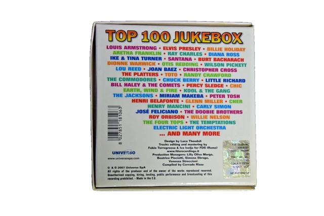 TOP 100 JUKE-BOX Le Piu' Belle Canzoni Anni 50-60-70 7 CD EUR 34,70 ...