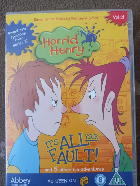 HORRID HENRY IT'S All Your Fault Dvd Kids 6 Episodes £5.99 - PicClick UK