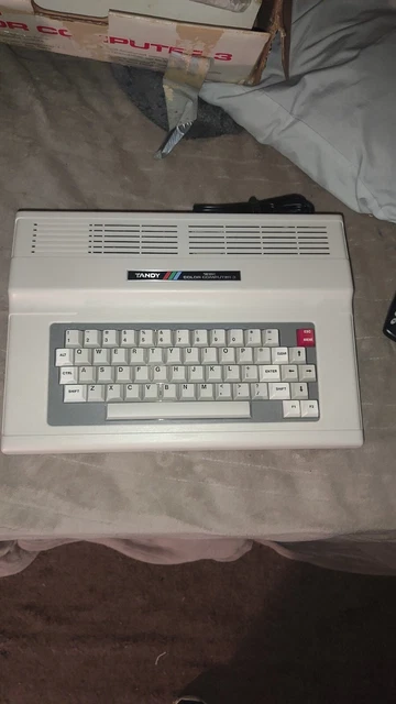 TANDY 128K COLOR computer #3 Baseball Game & In Box & Accessories - New ...