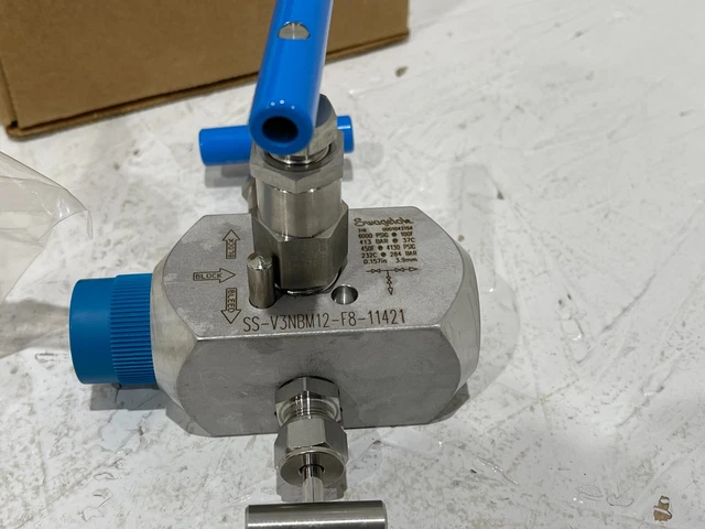 SWAGELOK SS-V3NBM12-F8-11421 BLOCK And Bleed $500.00 - PicClick CA