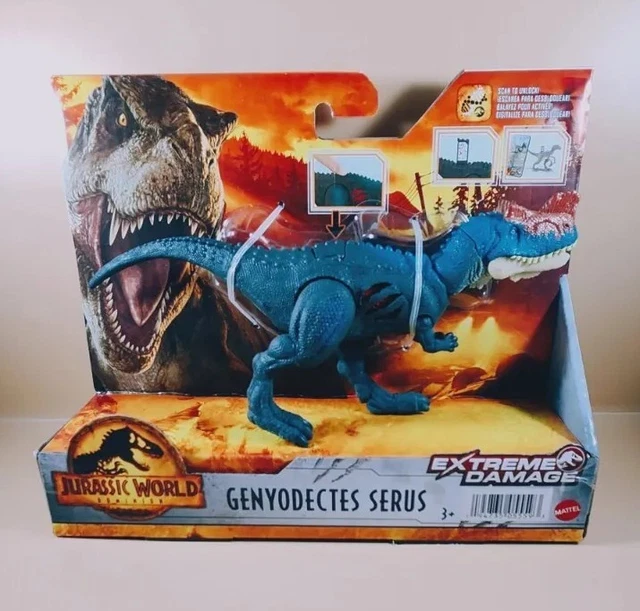 JURASSIC WORLD DOMINION Extreme Damage GENYODECTES SERUS Dinosaur ...