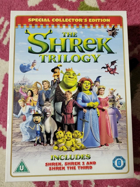 THE SHREK TRILOGY DVD Box Set Special Collector Ed. Shrek/Shrek 2/Shrek ...
