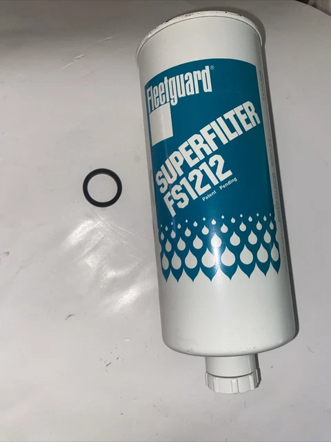GENUINE FLEETGUARD FS1212 Fuel/Water Separator Spin-On Filter OEM $34. ...