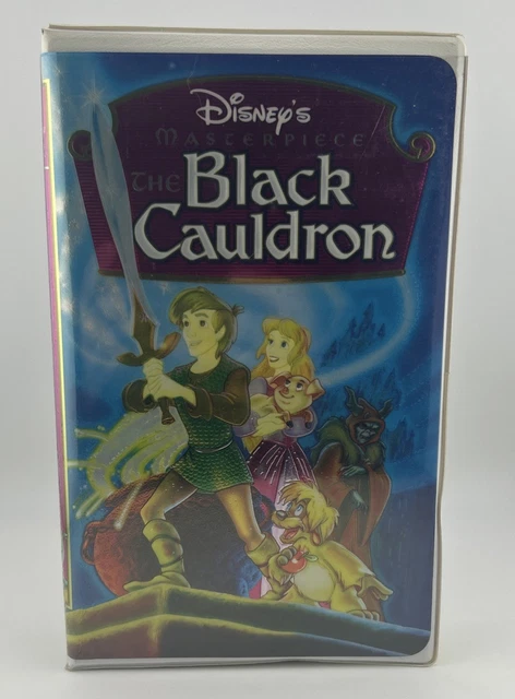 THE BLACK CAULDRON Walt Disney Masterpiece Collection Clamshell VHS ...