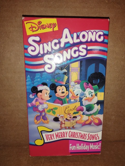 DISNEY SING ALONG Songs Christmas Songs Fun Holiday Music Vhs £8.88 ...