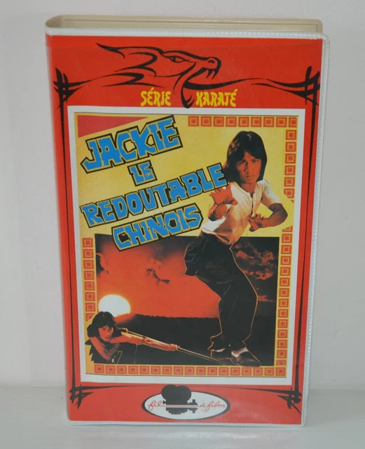 ANCIENNE CASSETTE K7 vidéo VHS JACKIE LE REDOUTABLE CHINOIS KARATE ...