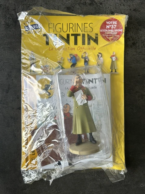 FIGURINE TINTIN : Collection officielle N°37 le colonel SPONZ contrarié ...