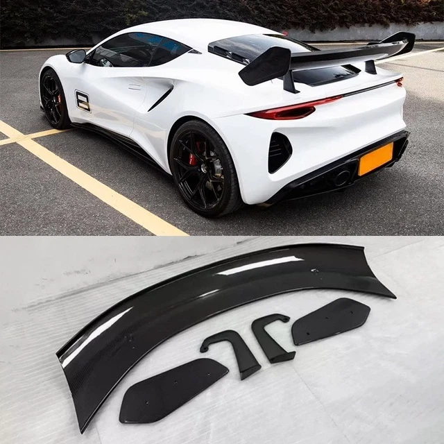 FOR LOTUS EMIRA 2023-2024 GT4 Style Dry Carbon Fiber Rear Trunk Spoiler ...