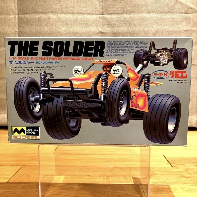 MITSUWA RADIO CONTROL Car 1/24 Off Road Buggy The Solder W/BOX F/S ...