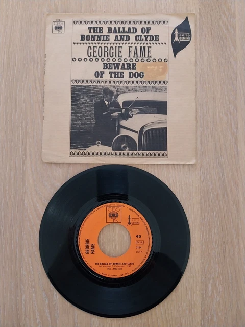 GEORGIE FAME THE Ballad Of Bonnie And Clyde 1968 SP CBS 3124 Jazz R'n'B ...