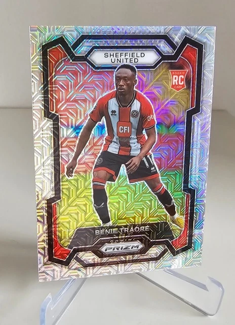 BENIE TRAORE SHEFFIELD United Rookie Silver Mojo 2023-24 Panini EPL ...