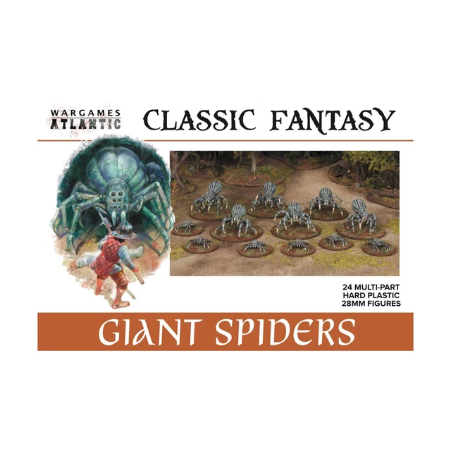 WARGAMES ATLANTIC D&D Minis 28mm Giant Spiders New £30.55 - PicClick UK