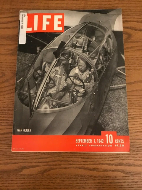 LIFE MAGAZINE SEPTEMBER 7 1942 WW2 War Glider WAACS Women Soldiers ...