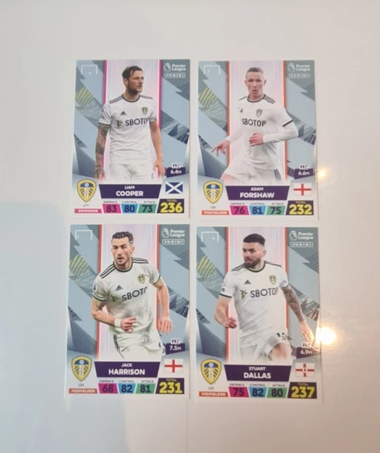 ADRENALYN XL PREMIER League cards 2022 - 2023 X4 Cards Job Lot Leeds ...