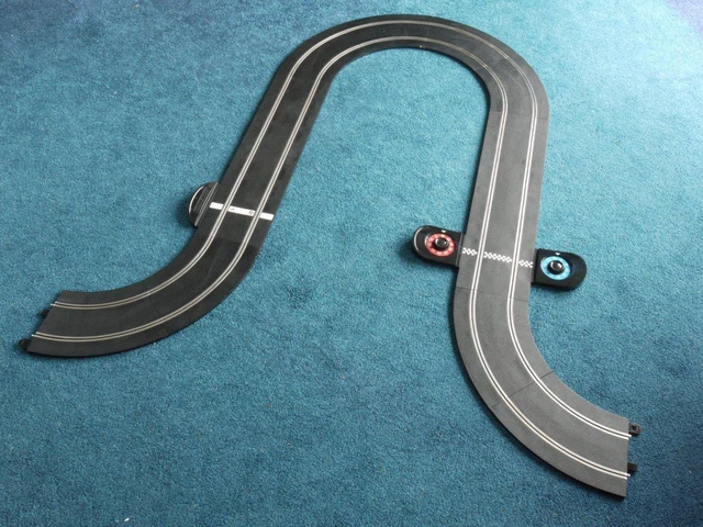 SCALEXTRIC TRACK PACK Lap Counter C8528 Long Straight & C8206 Curves ...