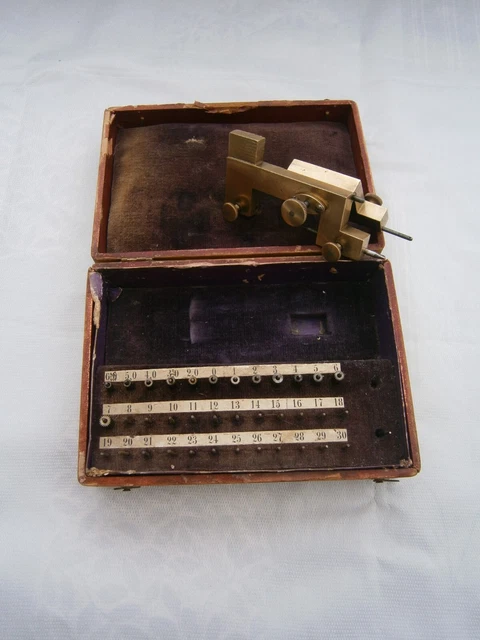 ANCIENNE BOITE A Outils D'horloger Ingold Fraise French Antique EUR 300 ...