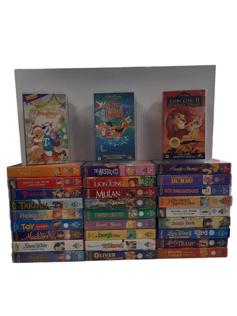 VINTAGE CLASSIC WALT Disney VHS Collection x 30 Titles Bundle Untested ...
