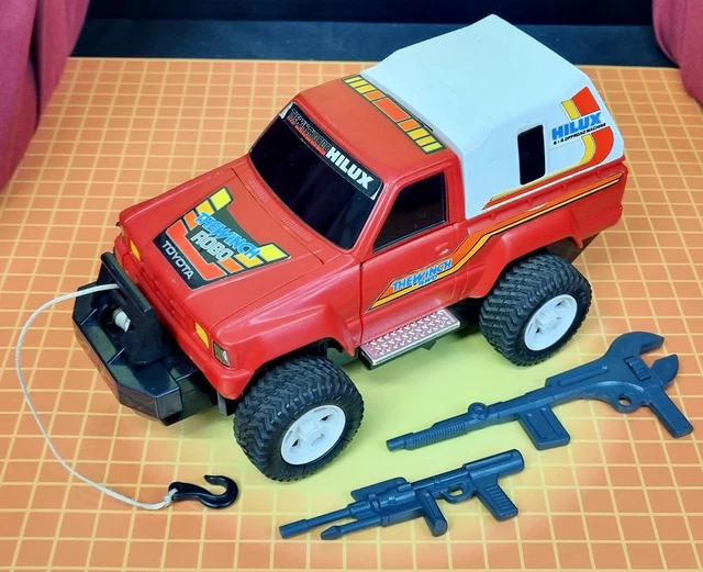 VINTAGE BANDAI ROBO Machine Gobots Guardian Robot Winch Truck Hilux Nr ...