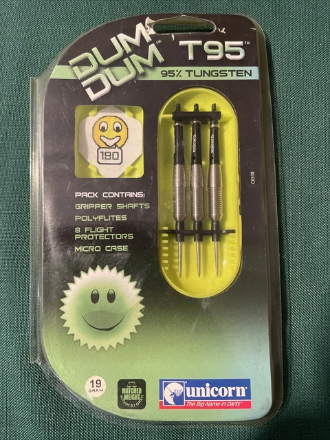 T95 DUM DUM - Rare - 19gram Darts New!! 95% Tungsten Unicorn £41.00 ...
