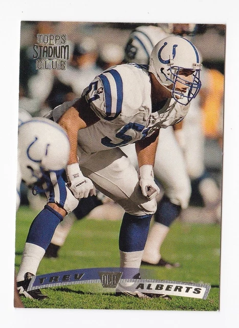 NEBRASKA CORNHUSKERS HUSKER Football Alumni Trev Alberts 1996 Topps ...