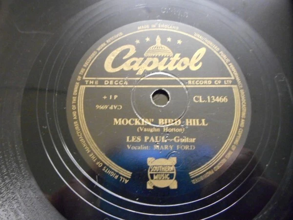 LES PAUL - Mockin' Bird Hill / moulinet à poulet (Gomme laque, 10 ...