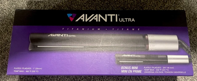 AVANTI ULTRA TITANIUM Duo Flat Iron Set 1” & 3/4” $120.00 - PicClick CA