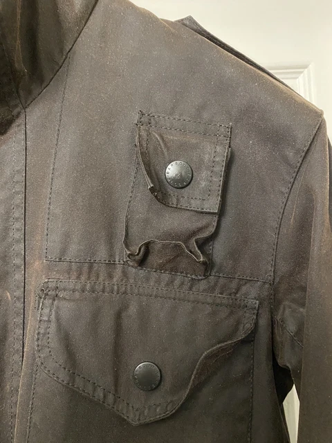 BARBOUR COWEN COMMANDO Wax Jacket £100.00 - PicClick UK