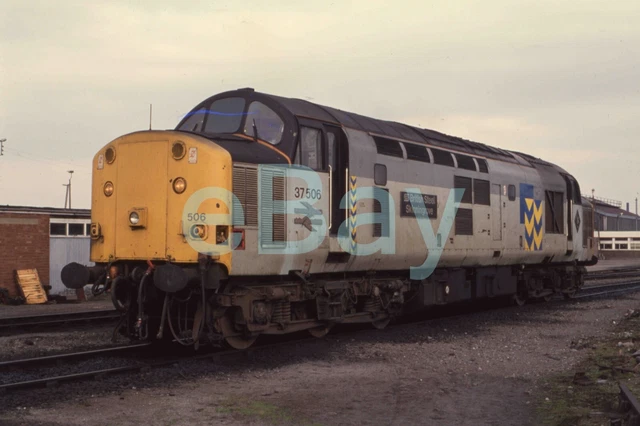 35MM RAILWAY SLIDE of Class 37 37506 @ Frodingham Copyright to Buyer £4 ...