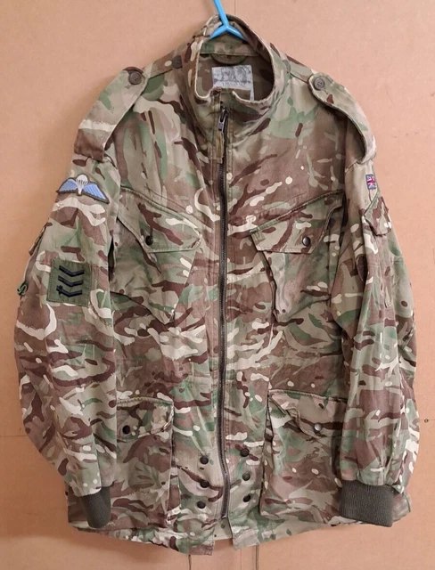 GENUINE BRITISH ARMY MTP Multicam Camo Paratrooper Para Smock Jacket ...