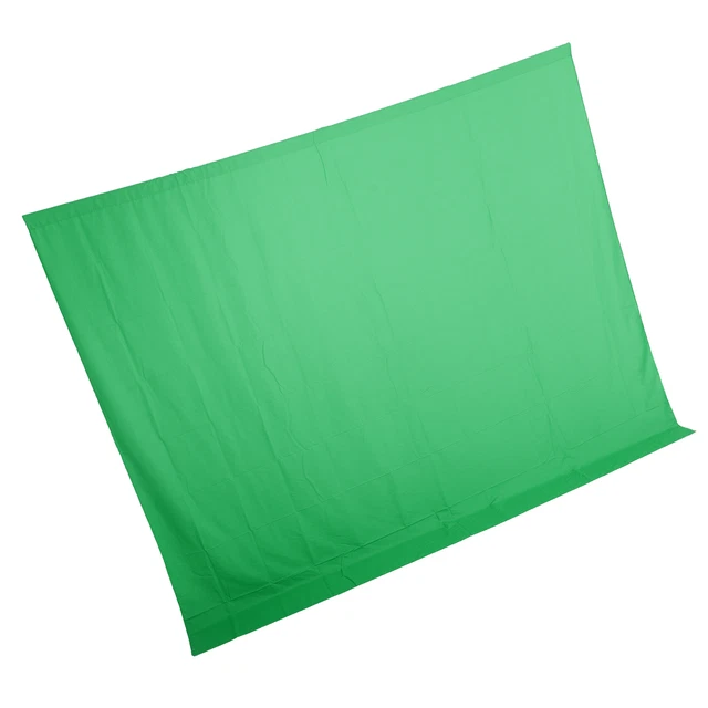 3*2.5M GREEN PHOTOGRAPHY Rear Projection Green Screen Keying Cloth ...