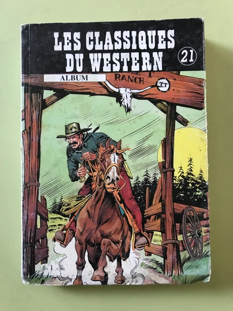 RELIURE BD PETIT format Les classiques du western n°21 (Long rifle du ...