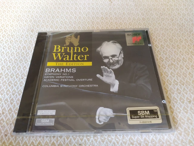 BRUNO WALTER EDITION - Brahms : Symphony No. 1, Haydn Variations - CD Sony NEW EUR 10,00 ...