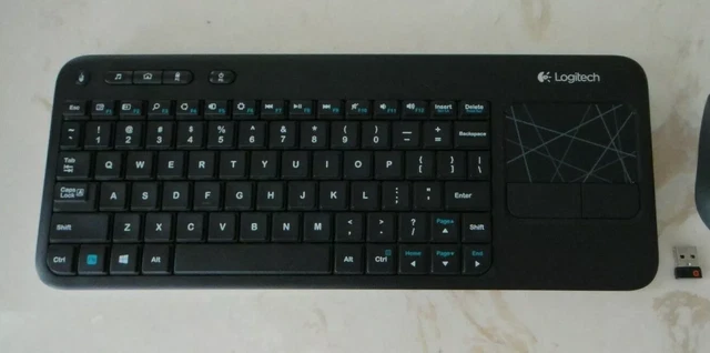 LOGITECH K400R ALL In One Wireless Keyboard With Unifying USB Wi-Fi ...