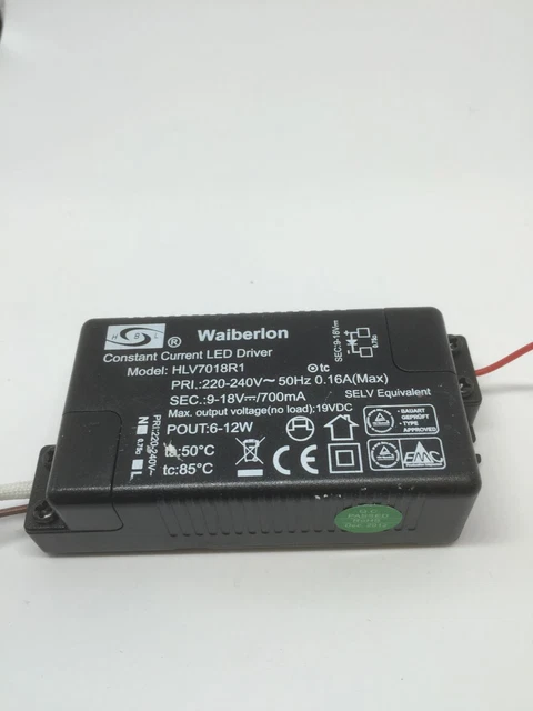 WAIBERLON HBL CONSTANT Current LED Driver HLV7018R1 9-18V 700mA 6-12W ...