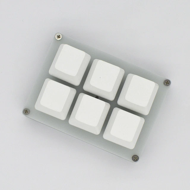 DIY CUSTOMIZE USB Programmable Mechanical Keyboard 6 Keys Macro keypad ...