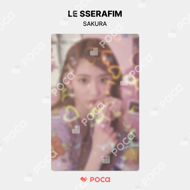 [LE SSERAFIM SAKURA] carte photo japonaise WEVERSE JAPAN Benefit EUR 8,12 - PicClick FR