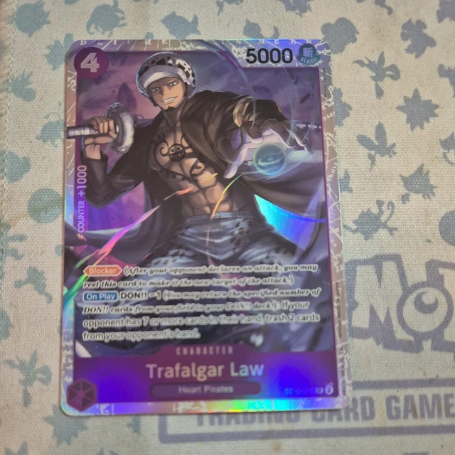 TRAFALGAR LAW ST10-010 SR The Three Captains One Piece Card (prb) £3.00 - PicClick UK