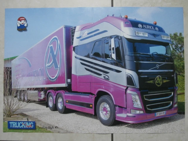POSTER CAMION VOLVO FH 42 x 30 cm & AURIOL EUR 3,90 - PicClick FR
